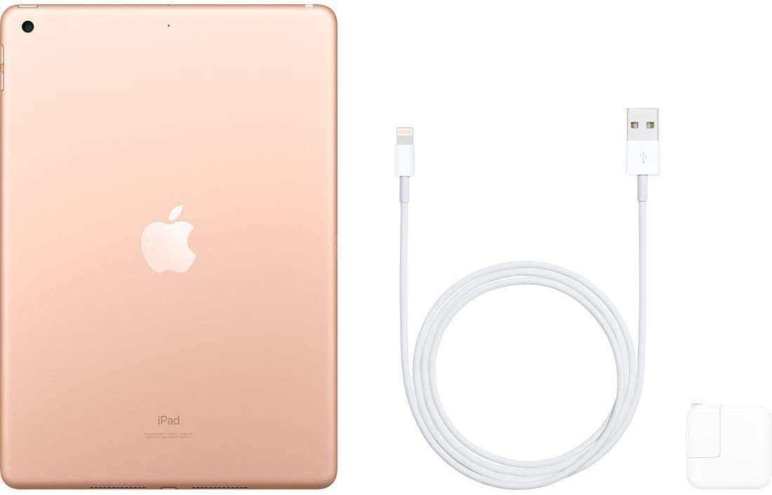 Apple iPad 10.2 Inch (2019) Wi-Fi + Cellular 128 GB - Space Gray (Renewed)