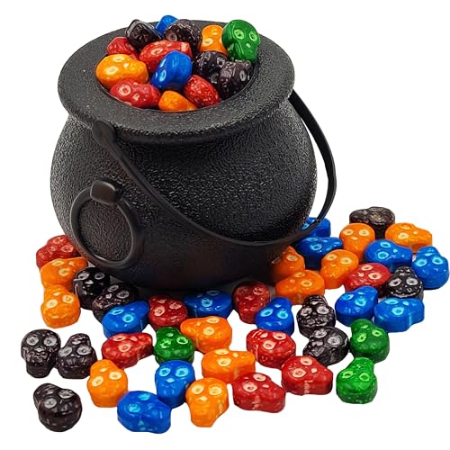 Chochkees Black Candy Cauldron Kettles, Party Decoration Supplies, St. Patrick's 3" Inches (12-Pack)