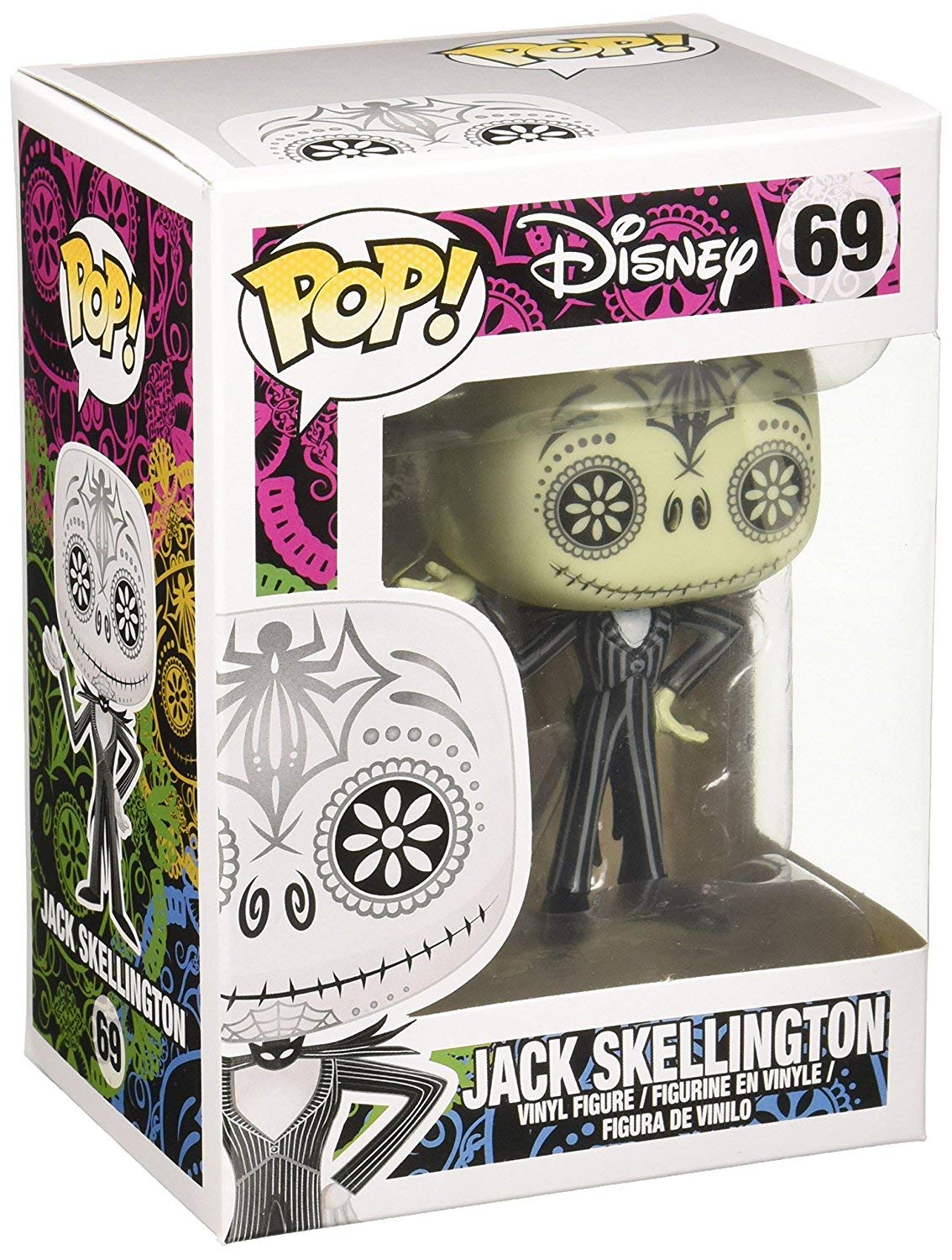 Funko Disney: The Nightmare Before Christmas - Day of The Dead Jack Skellington Pop! Vinyl Figure (Bundled with Compatible Pop Box Protector Case)
