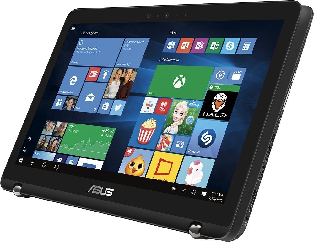 ASUS Flagship 15.6" Gaming FHD flip 2-in-1 Touchscreen Laptop, Intel i7-7500U, 12GB RAM, 128GB SSD + 2TB HDD, NVIDIA GeForce 940MX 2GB, Backlit Keyboard, WLAN, USB Type C, Bluetooth, HDMI, Windows 10
