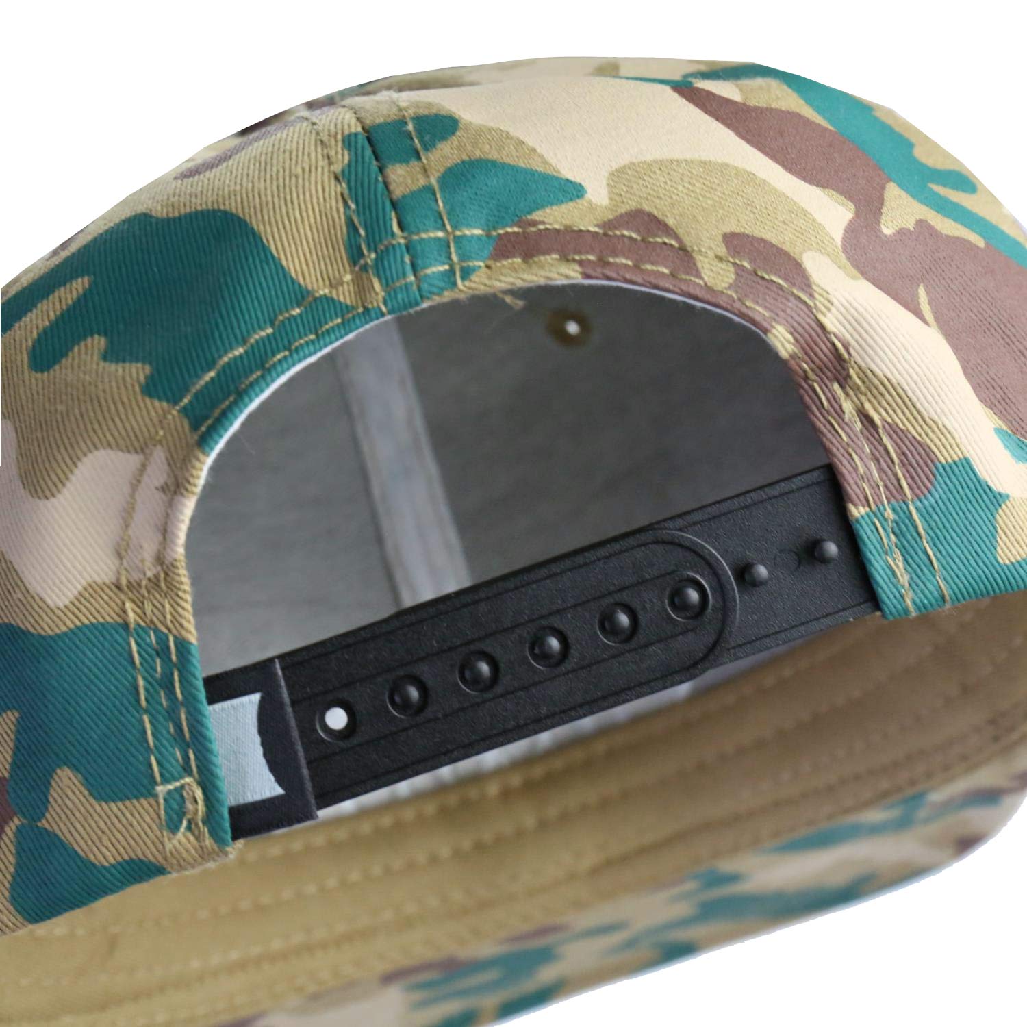 Beautiful Giant Men's Embroidered Six Panels Adjustable Hat Cap (Camo/Savage)