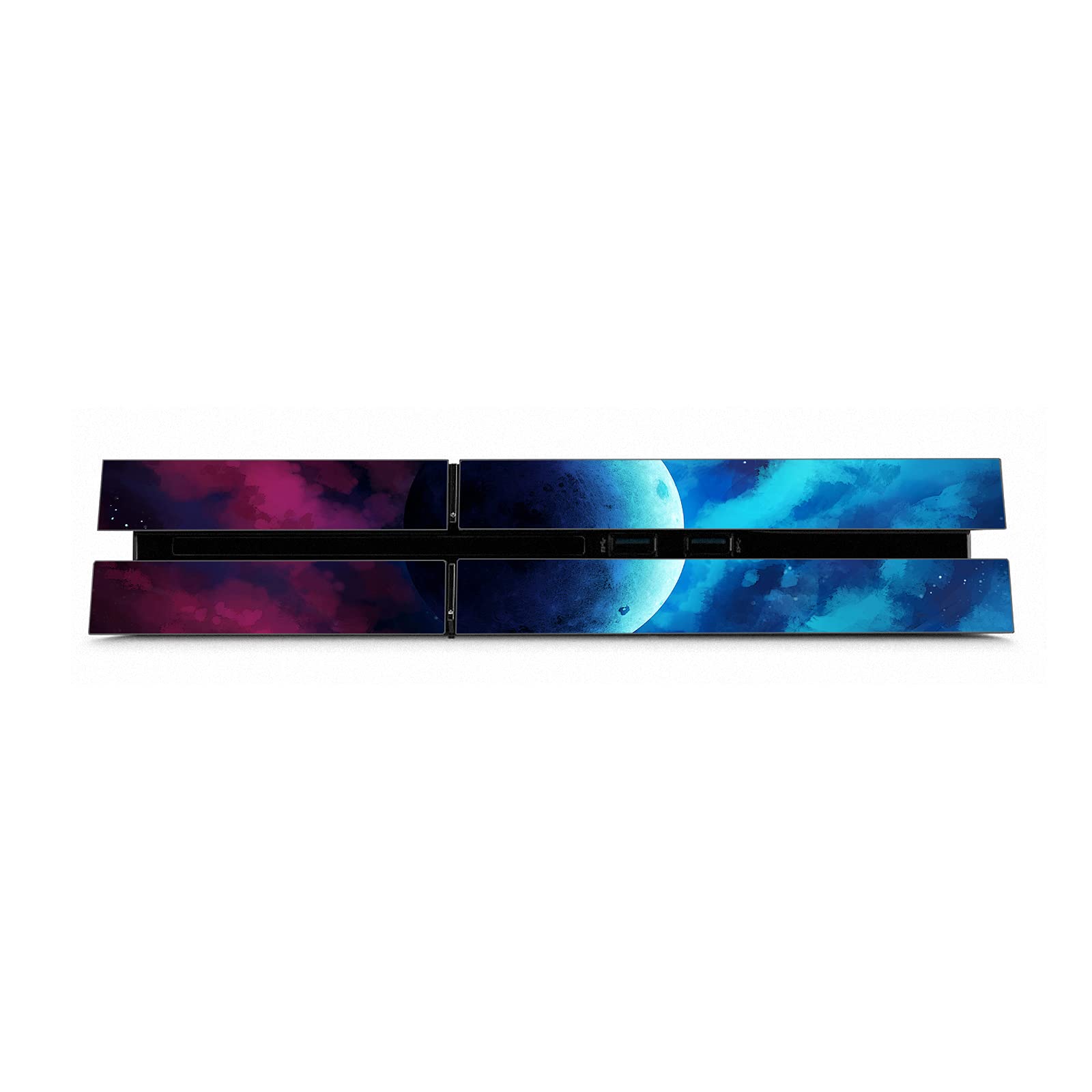 Head Case Designs Officially Licensed Jonas "JoJoesArt" Jödicke Wolf Galaxy Art Mix Matte Vinyl Sticker Gaming Skin Case Cover Compatible With Sony PlayStation 4 PS4 Console
