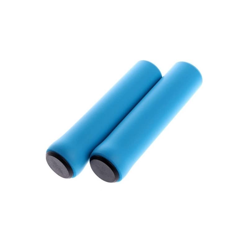 ANASRI TTRS Store Soft Bicycle Handlebar Grips Cover Anti-Slip Sponge Rubber MTB Cuffs Bicycle Accessories Handlebar Grip Lock Bar Outdoor Cycling (Color : Blue)
