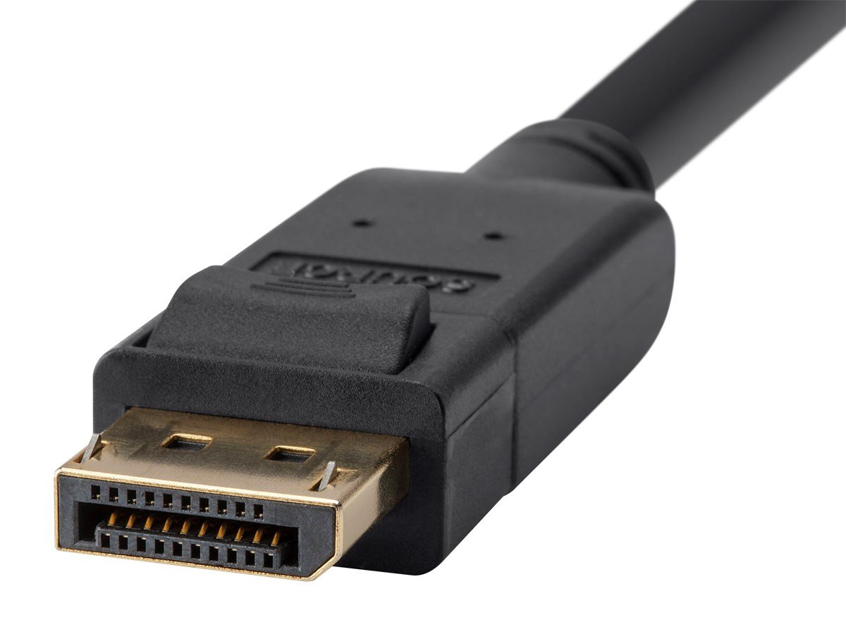 Monoprice DisplayPort 1.2a to HDTV Cable - 6 Feet | Supports Up to 4K Resolution And 3D Video - Select Series, 6ft, Black
