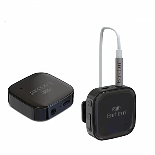 Bluetooth Headset Wireless Earpiece with Microphone for Cell Phones/iPhone/Samsung/Lg, HandsFree Calling Noise Cancelling, Single Earbud for Office Trucker Driver