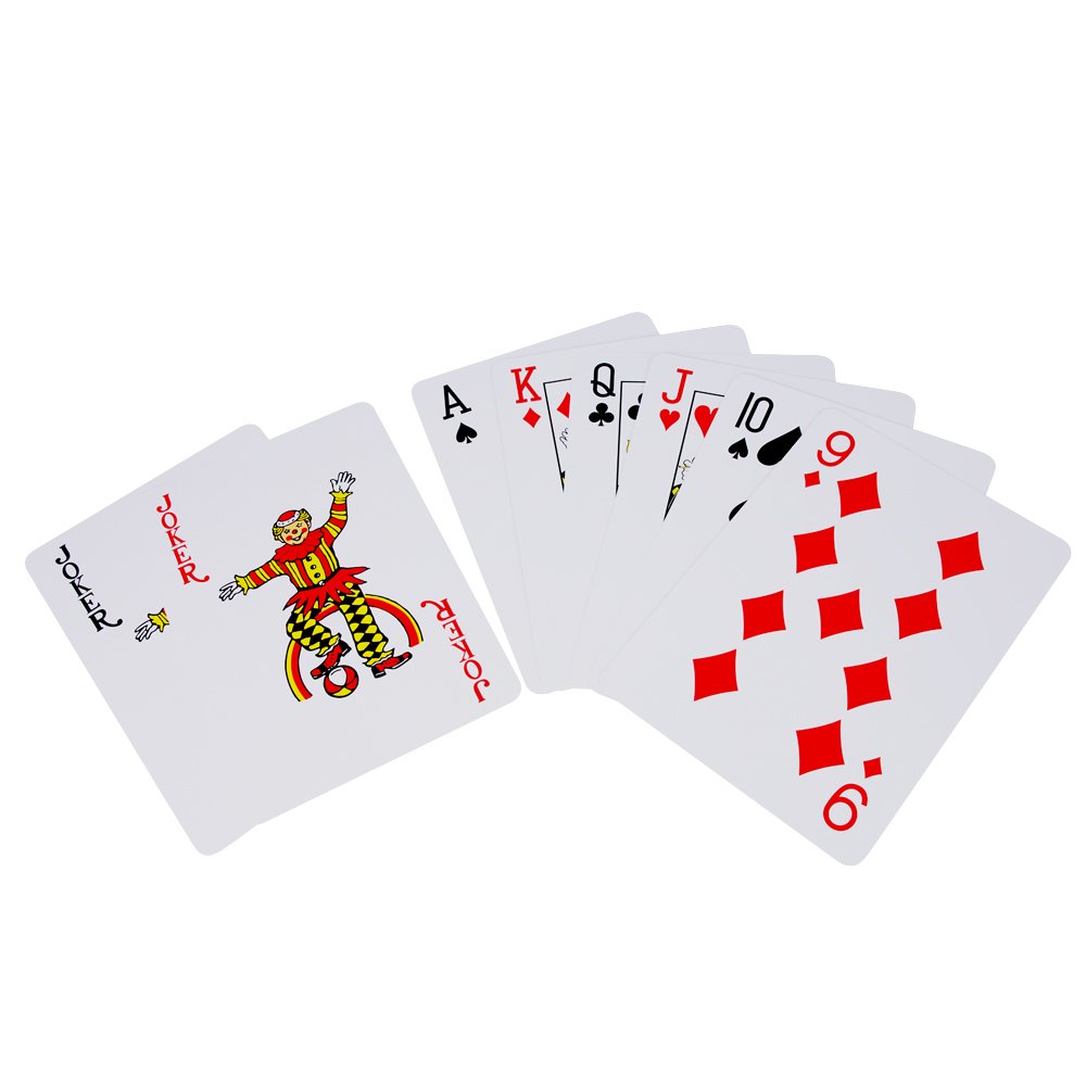 GAMELAND Super Jumbo Playing Cards (Humongous 8-1/4" x 11-3/4" Cards)