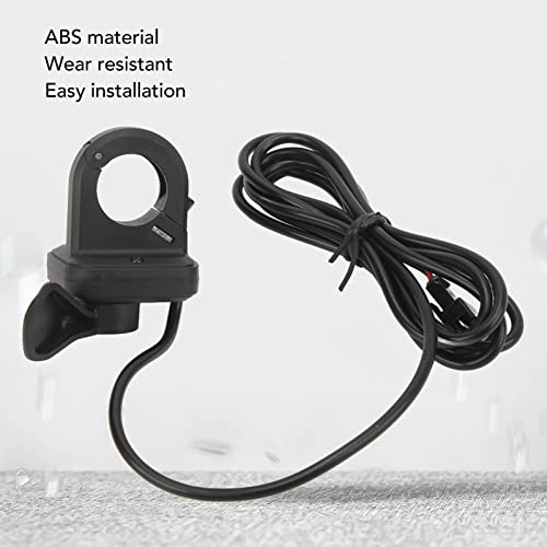 Aoutecen Electric Bike Thumb Throttle, Right Thumb Throttle Accelerator ABS E Bike Accelerator Throttle for 12V to 72V E Bike Electric Scooter