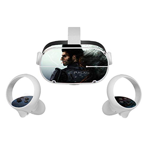 Amala NAIDU Series of Role-Playing Video Games Oculus Quest 2 VR Headset and Controller Skin, Vinyl Decal Skin for VR Headset and Controller, Virtual Reality Protective Accessories