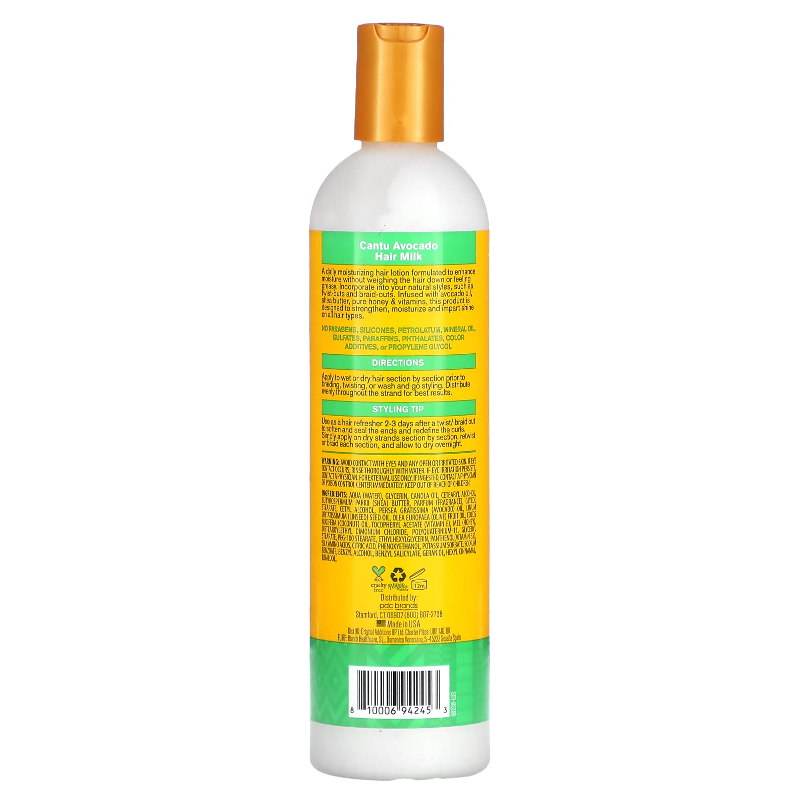 Cantu Avocado Hydrating Hair Milk, 12 fl oz (355 ml)