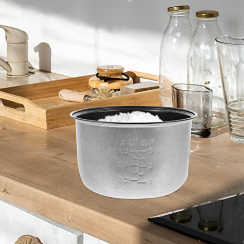 Angoily Rice Cooker 8 Cup Mini Rice Cooker 2 Cup 1 Set of Rice Cooker Inner Pot Rice Cooker Liner Non- Stick Rice Cooking Container Rice Maker Accessories Aroma Rice Cooker Cooking Pot Container
