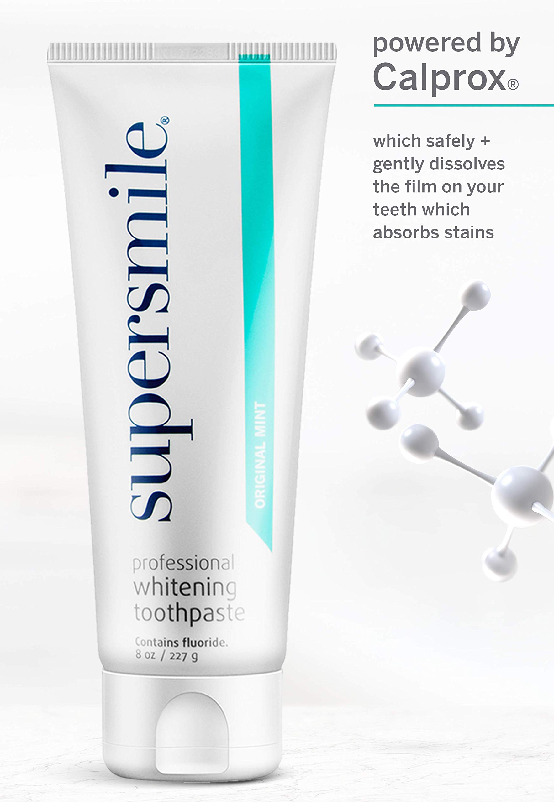 Supersmile Professional Teeth Whitening Toothpaste, Original Mint, 8 oz