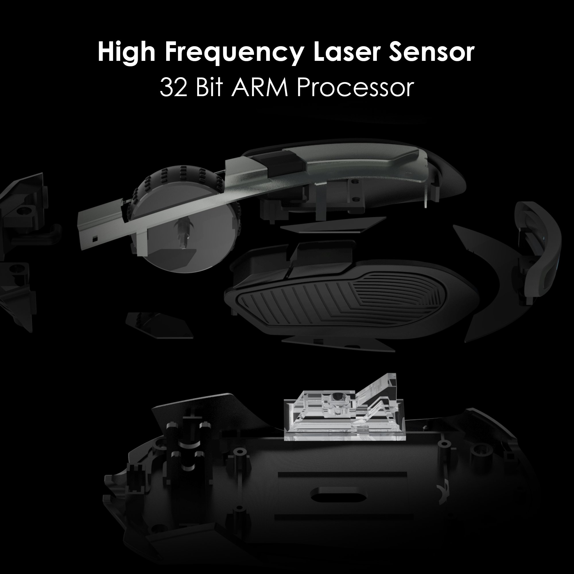 GameSir GM100 Gaming Mouse Wired Ergonomic Game USB Computer Mice RGB Gamer 6 Buttons Desktop Laptop PC Gaming Mouse