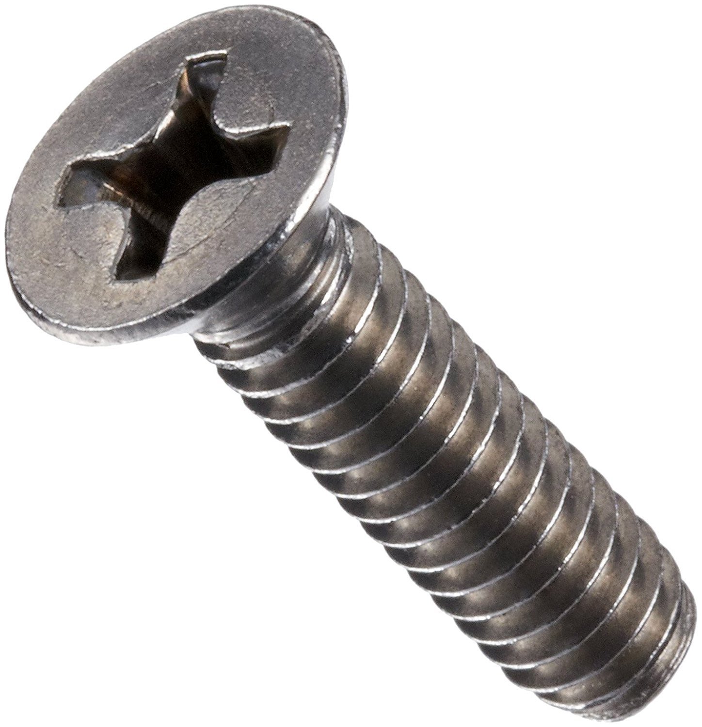 MonsterBolts - M6 x 10mm Phillips Flat Head, DIN 965, Stainless Steel, 25 Pack