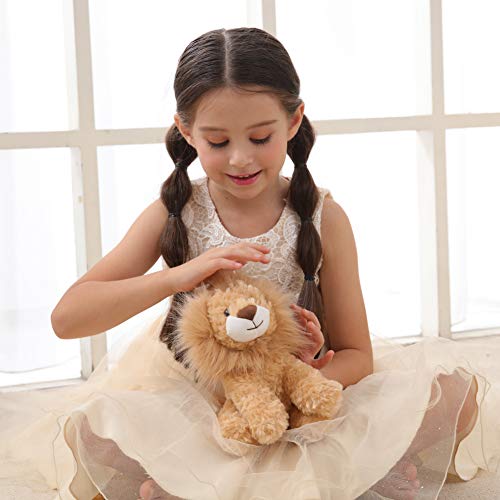 Apricot Lamb Toys Plush Yellow Plush Lion Stuffed Animal Soft Cuddly Perfect for Child (Yellow Lion ,8 Inches