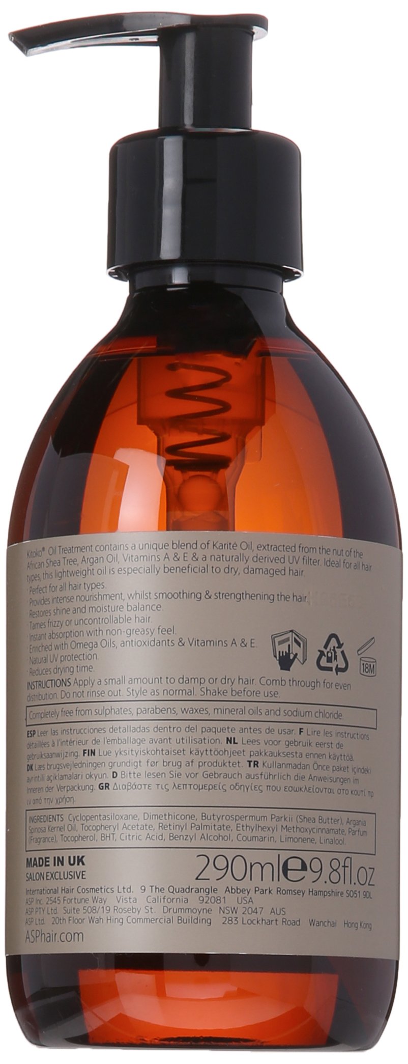 Kitoko Oil 9.8oz