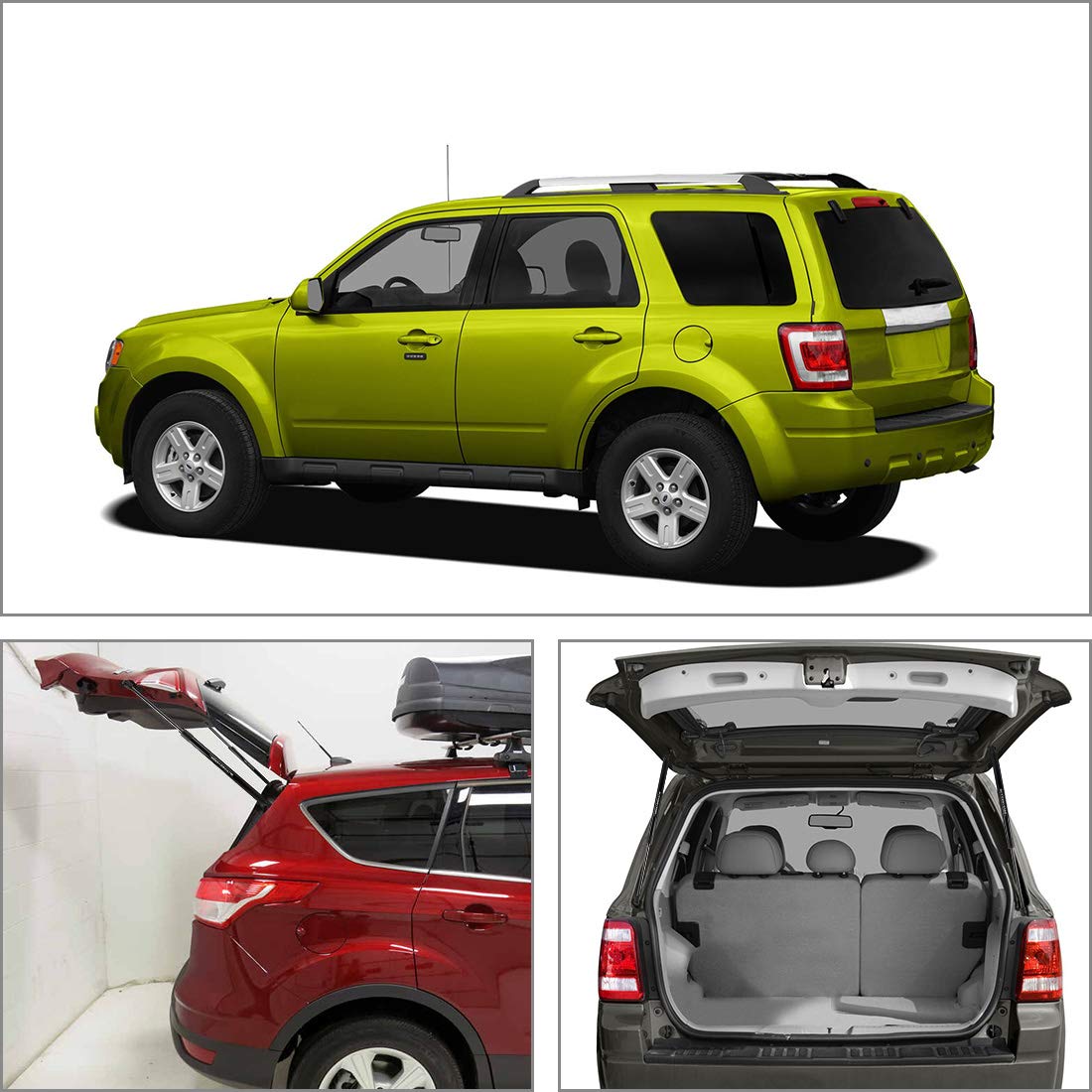 AUTOSAVER88 Liftgate Lift Support Compatible with Ford Escape 2001-2012, Mercury Mariner 2005-2012, 2008-2011 Mazda Tribute Rear Hatch Struts Tailgate Shocks Trunk Spring 2pcs