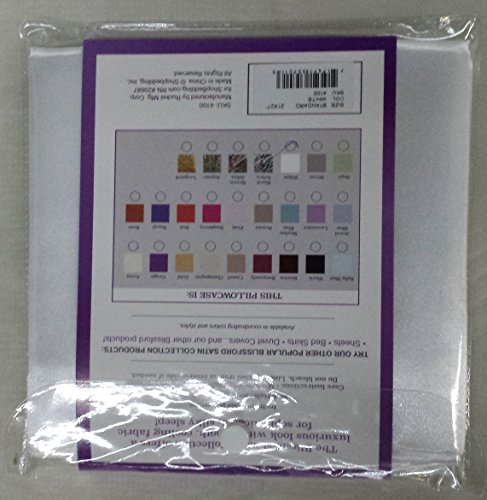 ShopBedding Luxury Satin Pillowcase for Hair – Standard Satin Pillowcase with Zipper, Royal (1 per Pack) – Blissford