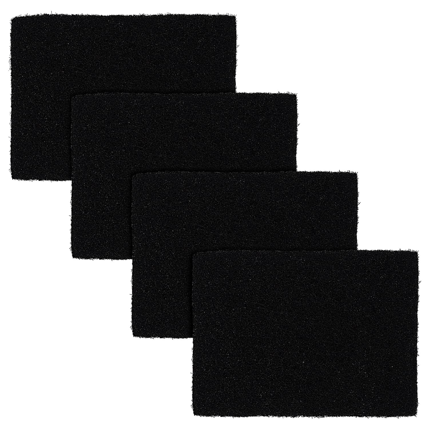 Compost Bin Carbon Odor Filters Substitute for Joseph Joseph Intelligent Waste Food Waste Caddy Replaceable Rectangle Activated Carbon Filters Pad for Kitchen (Pack of 4)