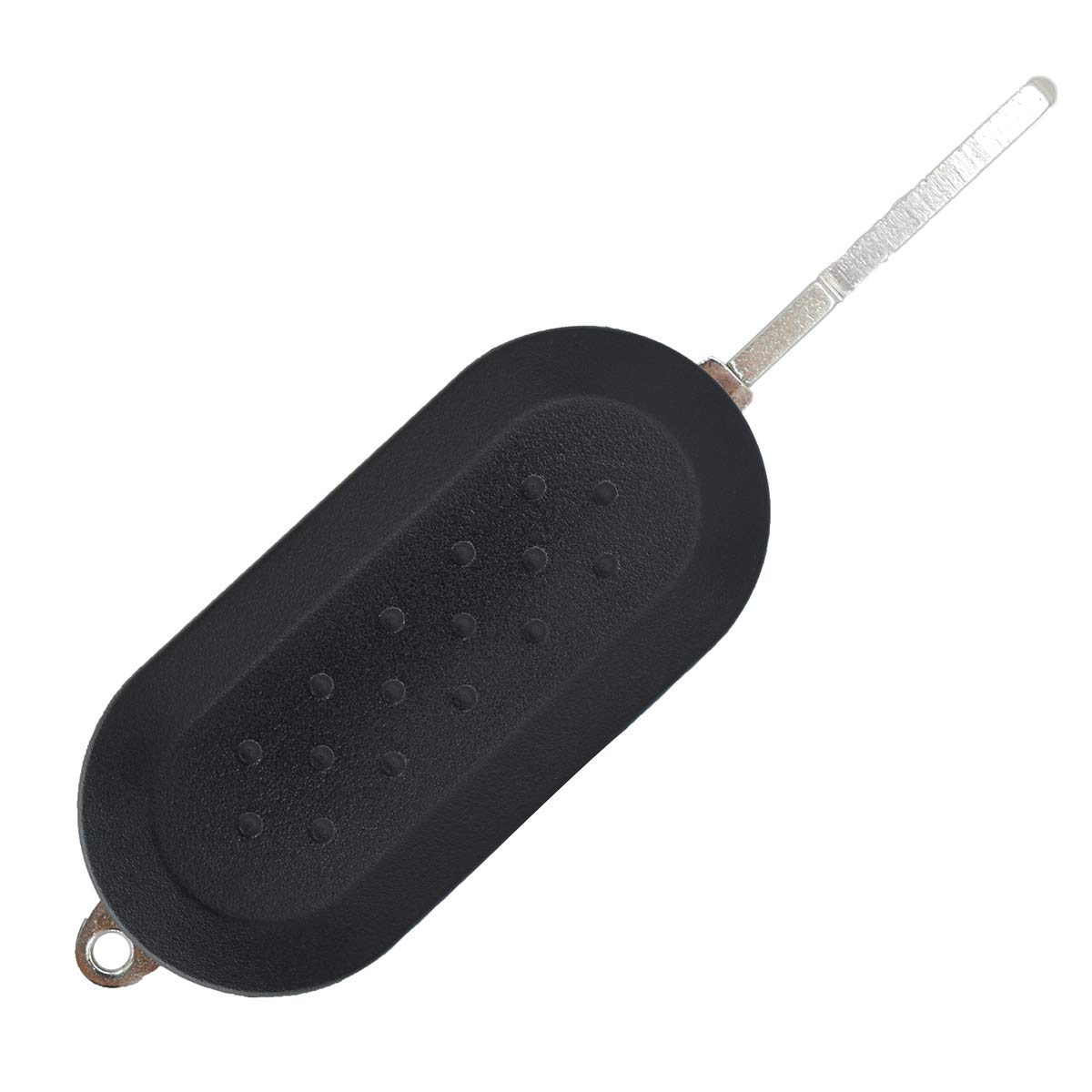 AUTOXBERT 3 Button Remote Car Key Shell Fob Case for Fiat 500 Abarth Panda Punto Bravo 2 Ducato Tipo Doblo 500x 500l 500e Freemont Boxer Relay Ypsilon Delta Musa Auto Uncut Blade