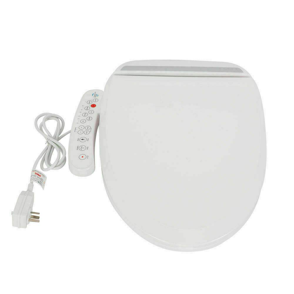 DENESTUS Upgraded Smart Electric Toilet Seat Auto Deodorization Warmer Dual Nozzles Fast Self Cleaning Bidet Cover Adjustable Temperature Janpan Style Fit Summer and Winter Professional Kits