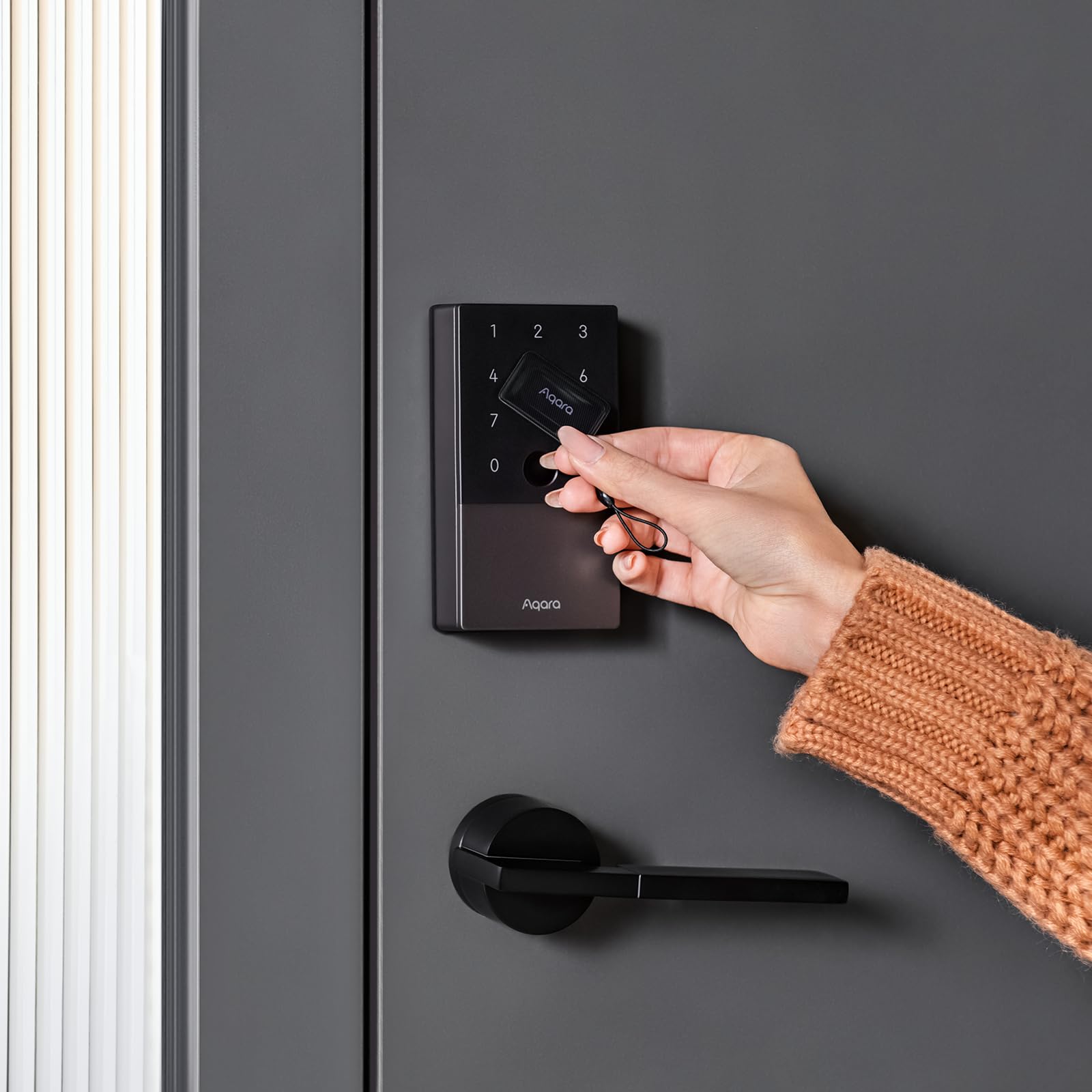 Aqara NFC Card for Smart Lock U100, Access Card for Fingerprint Keyless Entry Door Lock U100, NFC Key Card Works for Aqara Bluetooth Electronic Deadbolt U100, 1 Pack