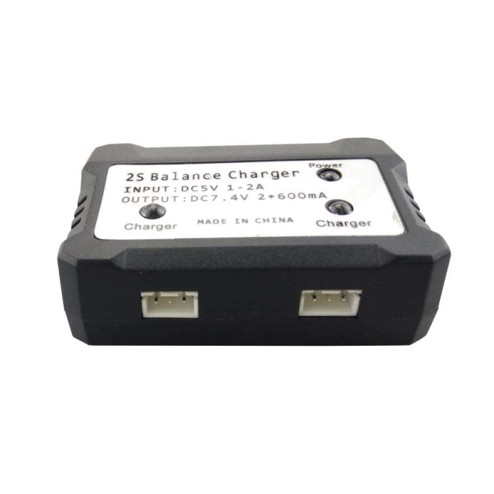 High-Performance Battery Backup 2PCS 7.4V 2700mah Lithium Battery with 2 in 1 for Hubsan X4 H501S Remote Control Helicopter Aircraft Spare Parts