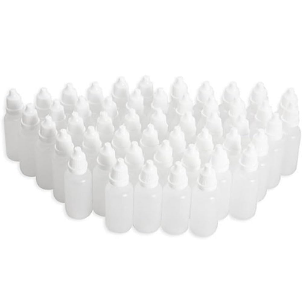 UUYYEO 25 Pcs 10ml Plastic Empty Squeezable Dropper Bottles Eye Liquid Dropper Bottles Eye Drop Bottle Dropping Bottles Small Juice Bottles Essential Oil Sample Bottles