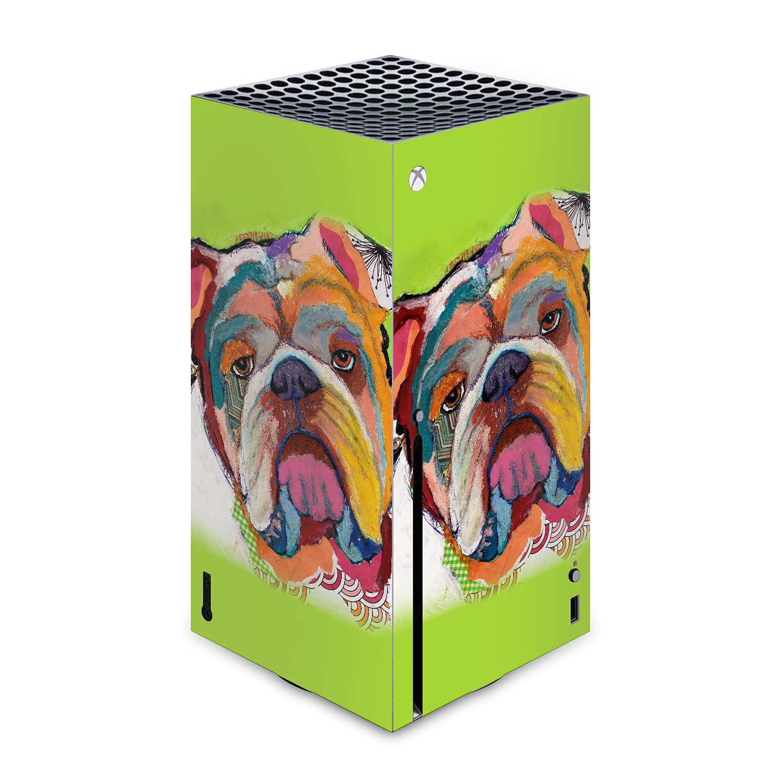 Head Case Designs Officially Licensed Michel Keck Bulldog Art Mix Vinyl Sticker Gaming Skin Decal Cover Compatible With Xbox Series X Console