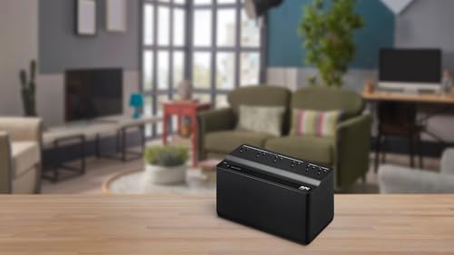 APC UPS Battery Backup Surge Protector, 425VA Backup Battery Power Supply, BE425M, Black