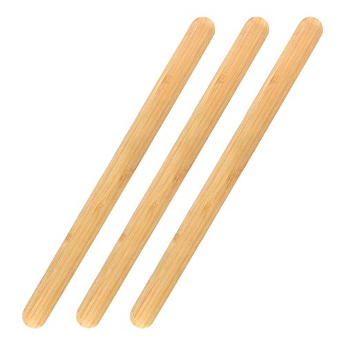 Bamboo French Style Rolling Pin - 15.5-in. x 1.125 in. - 3 Pcs
