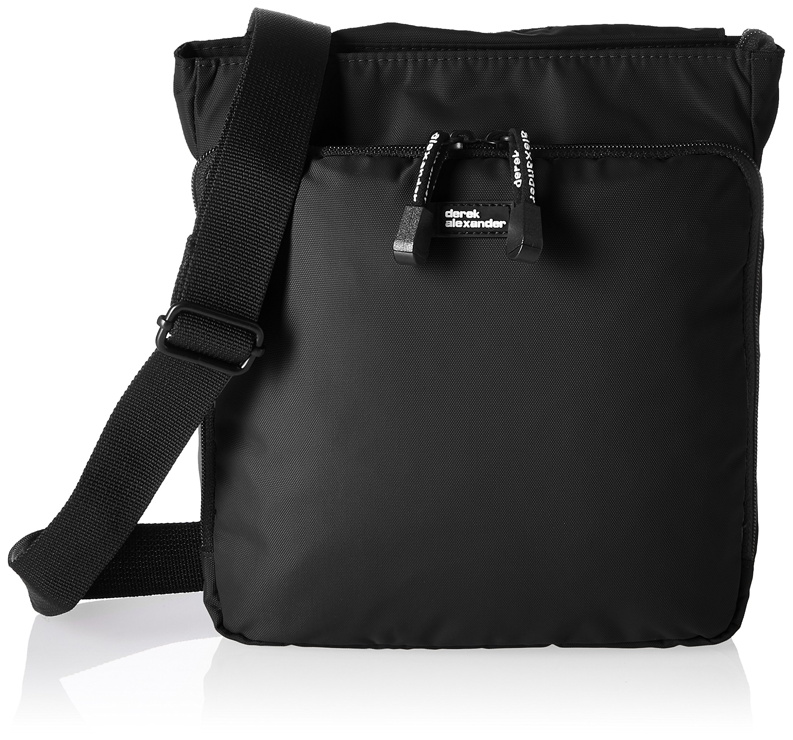 Derek Alexander Top Zip Front Flap, Black, One Size