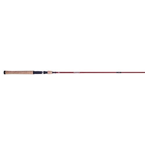 Berkley 7’ Cherrywood HD Casting Rod, One Piece Spinning Rod, 10-20lb Line Rating, Medium Heavy Rod Power, Fast Action, 1/4-1 oz. Lure Rating, Red