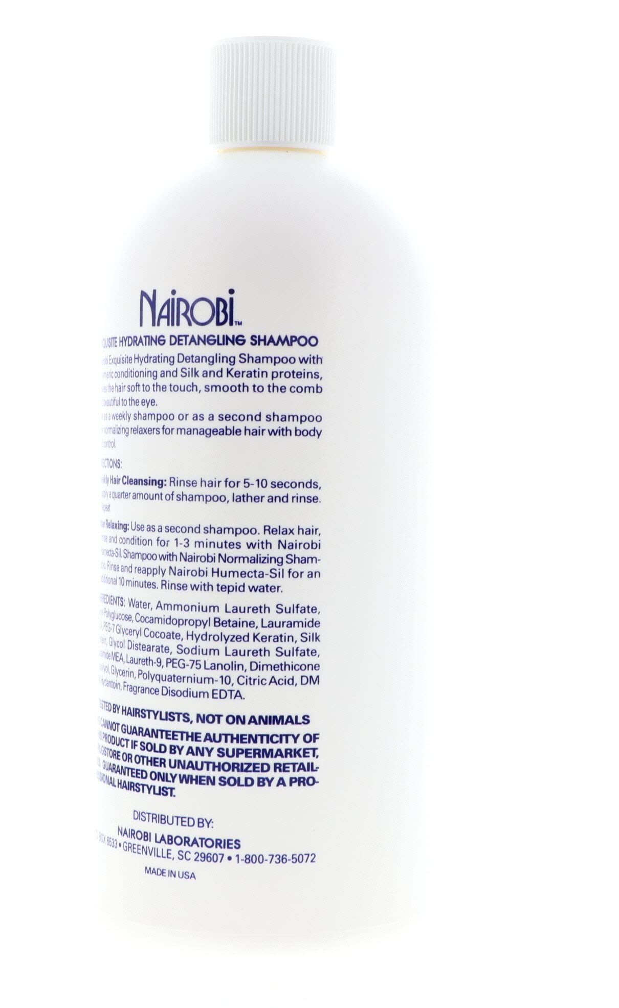 Nairobi Exquisite Hydrating Detangling Shampoo for Unisex, 32 Ounce by Nairobi