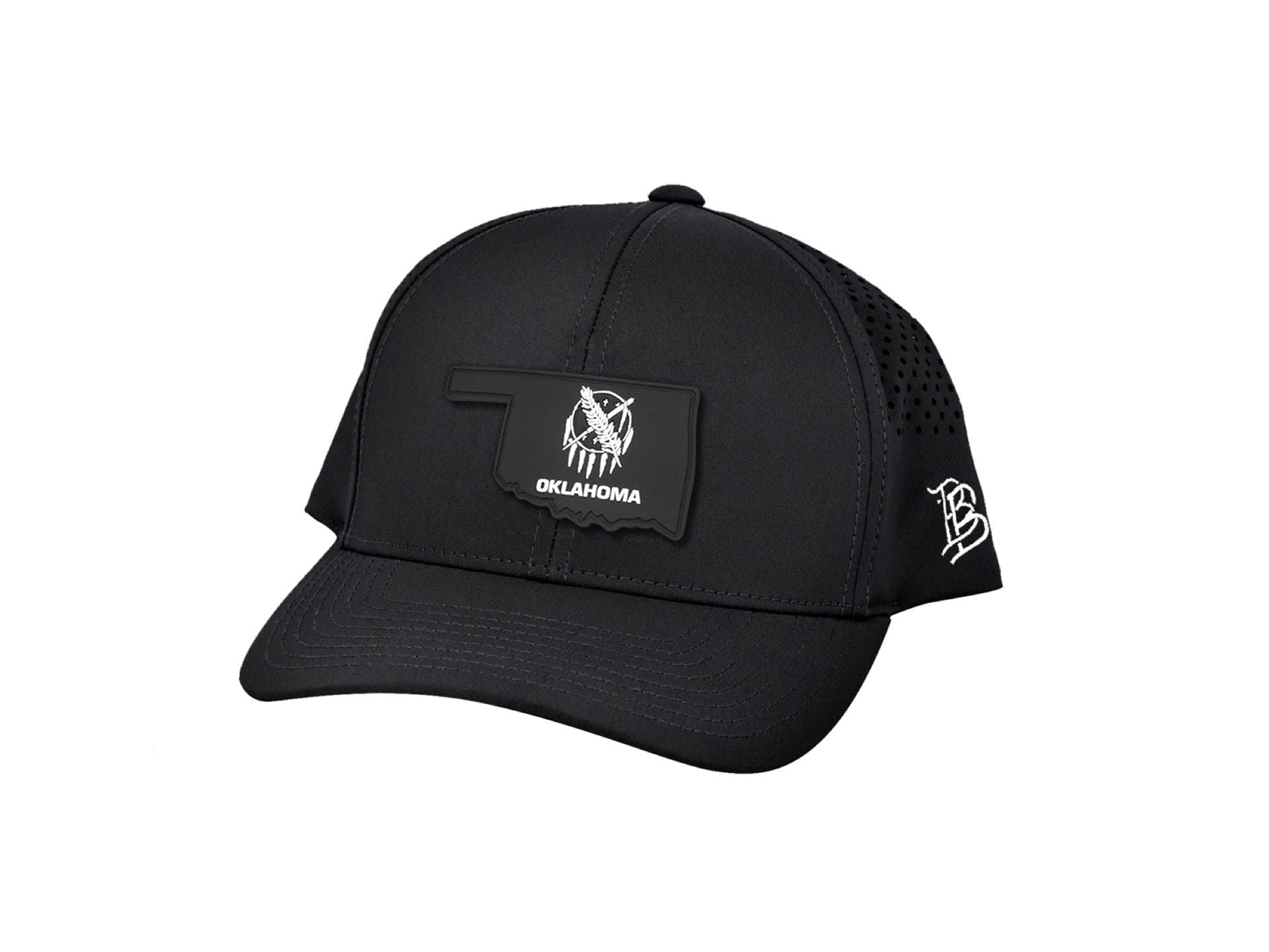 Branded Bills Oklahoma Vintage Curved Performance Black