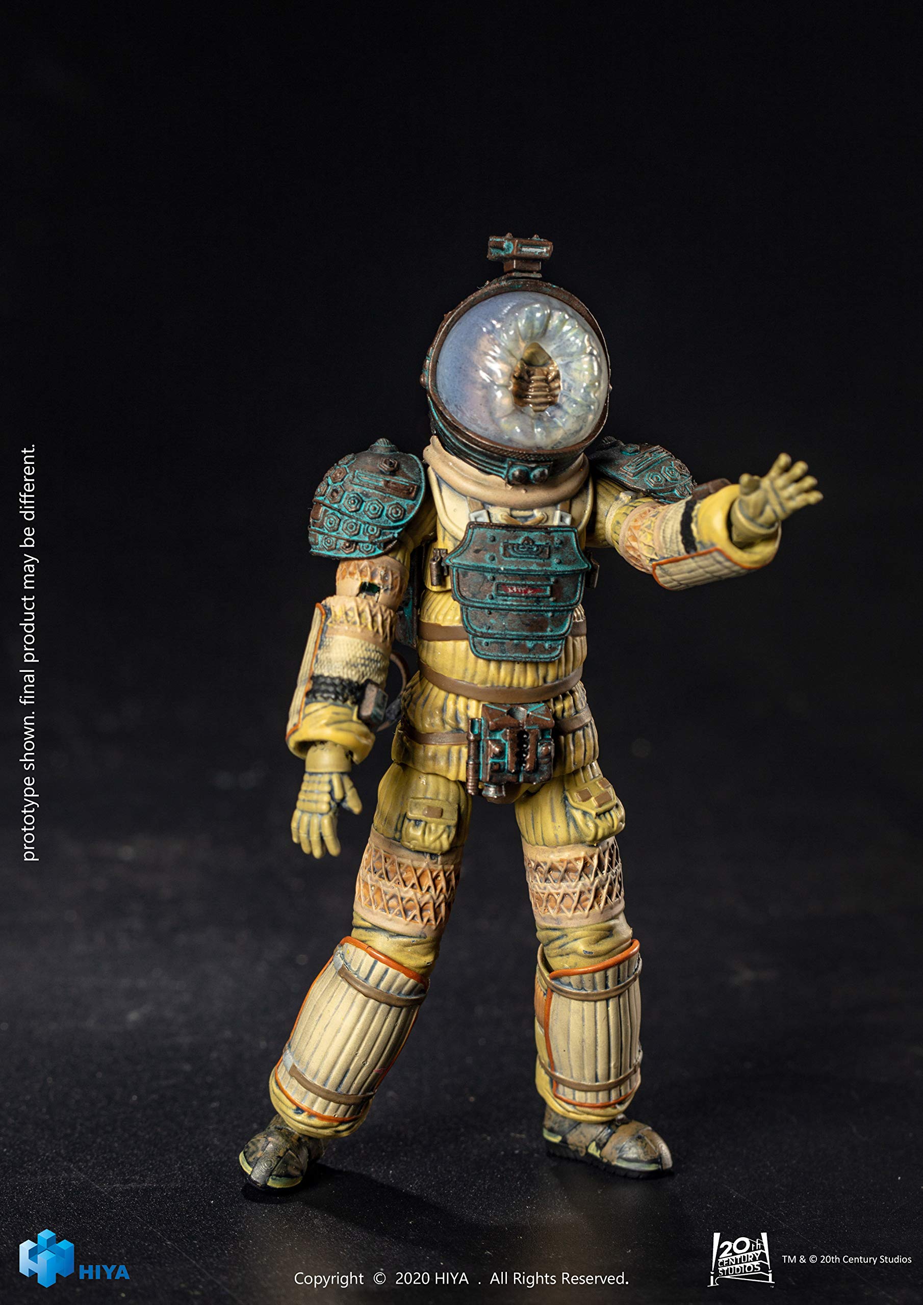 Hiya Toys Alien: Kane 1:18 Scale Action Figure, Multicolor