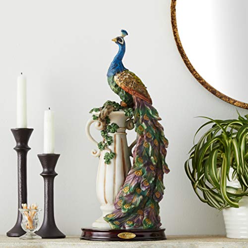 Design Toscano The Peacock's Sanctuary Sculpture