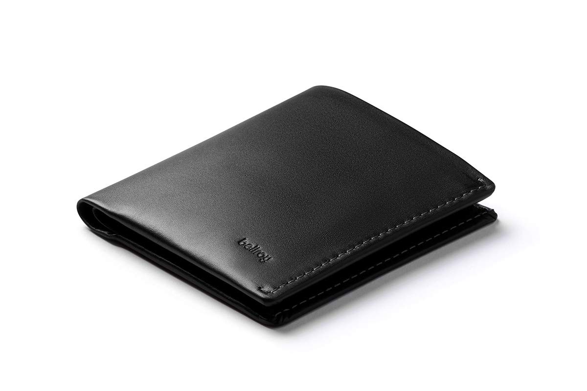 Bellroy Note Sleeve, Slim Leather Wallet, RFID Editions Available (Max. 11 Cards and Cash) - Charcoal