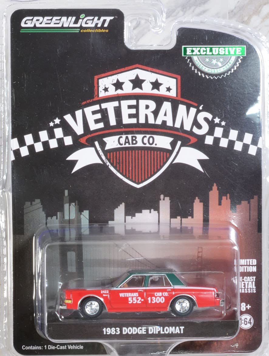 GreenLight 1:64 1983 Dodg&e Diplomat - Veteran s Cab Co., San Francisco, California (Hobby Exclusive) 30283 [Shipping from Canada]