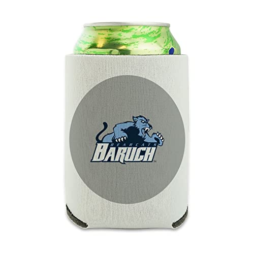 Baruch College Secondary Logo Can Cooler - Drink Sleeve Hugger Collapsible Insulator - Beverage Insulated Holder
