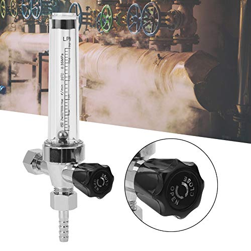 BIENKA Zinc Alloy Tube Type Straight Water Liquid Flow Meter Gauge Flowmeter 0-25m3/h Pressure Reducer Welding Weld Accessory Accurate Gas Metering System Regulator