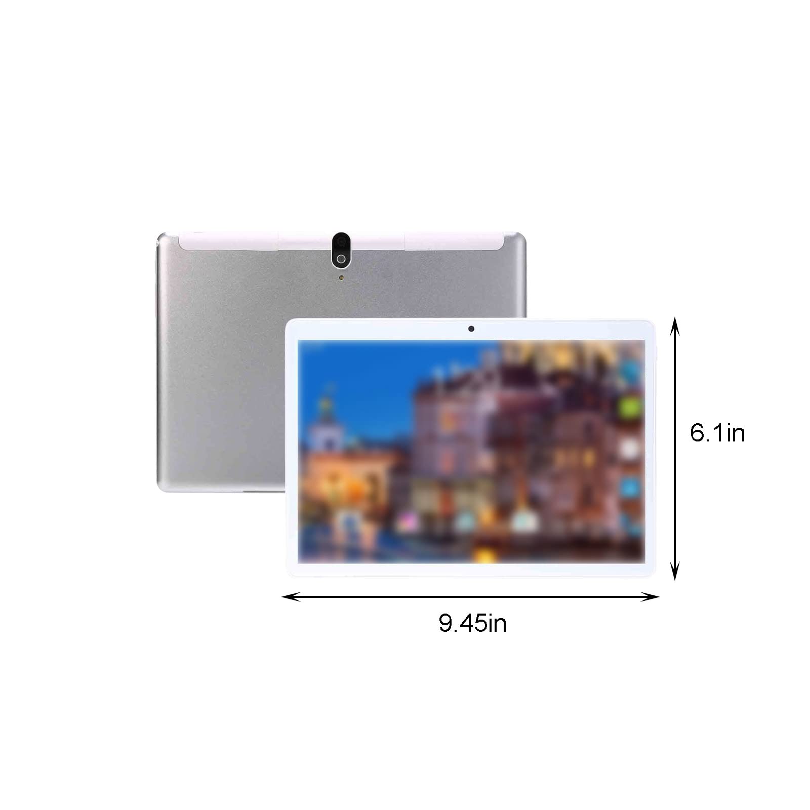Android 9.0 Tablet, 10.1 inch Smart Tablet 1+16GB ROM 8 Core WiFi 0.3MP+2MP Dual Camera Game Tablet Best for Adults Working Childrens School Learning Birthday Gift