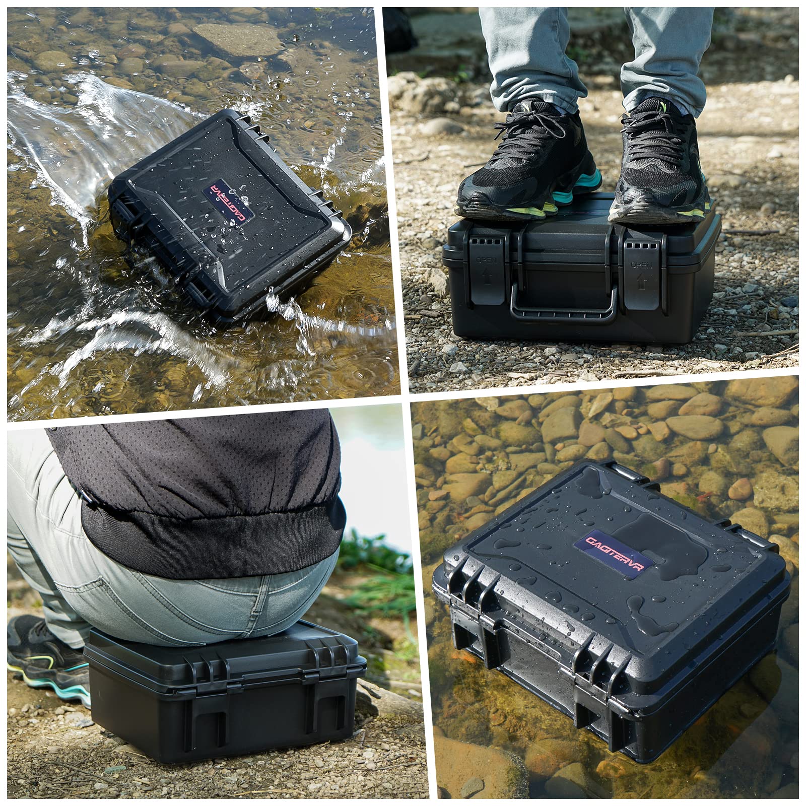 GAGITERVR Hard Carrying Case for DJI Air 2S / Mavic Air 2 Drone and More Accessories, Waterproof and Anti-drop All-round Protection(Not Include Drones and Accessories)