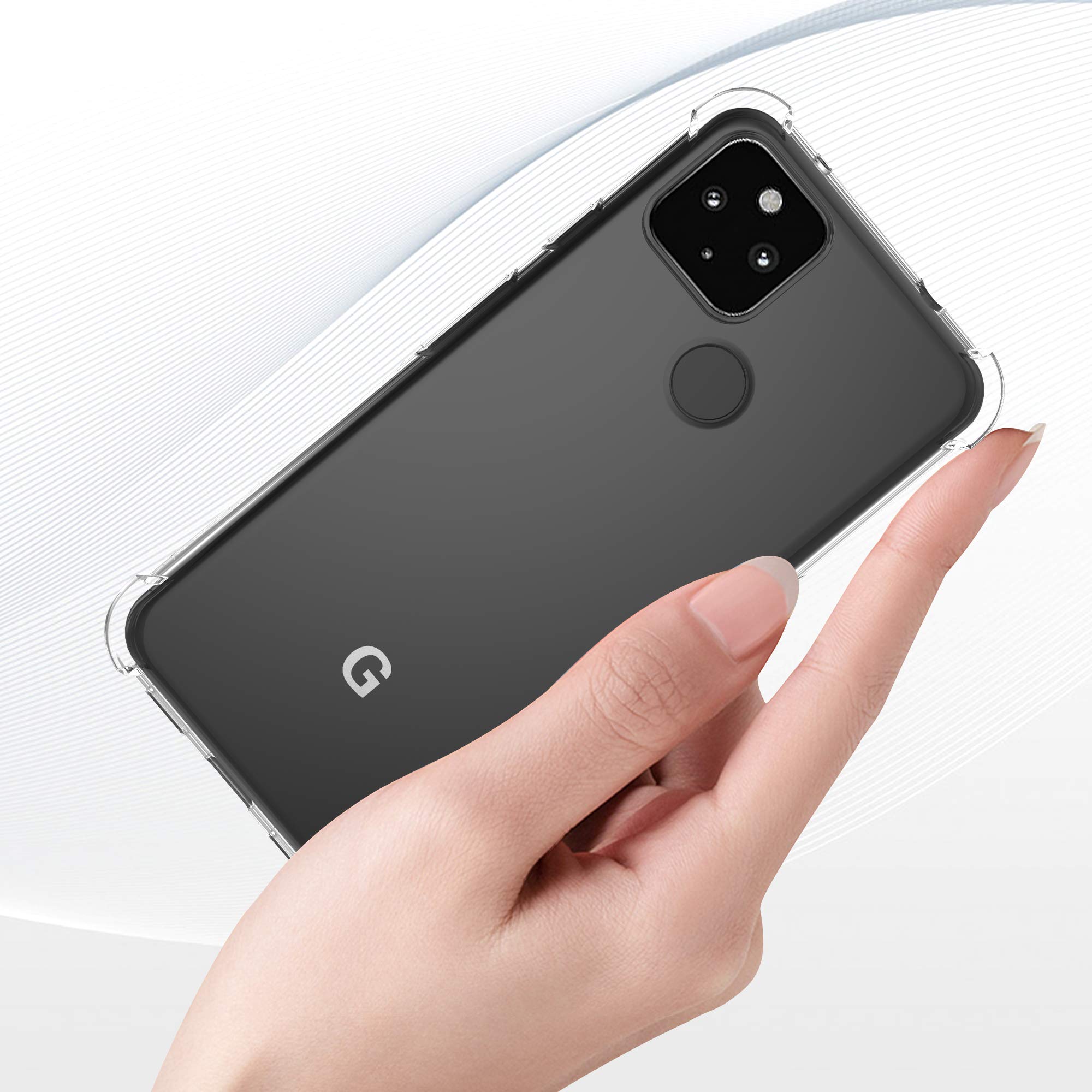 Arae Case for Google Pixel 4A 5G, Premium Soft and Flexible TPU [Scratch-Resistant] Phone Case for Google Pixel 4A 5G, 6.2inch, Crystal Clear