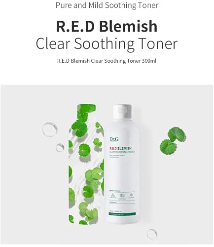 Dr.G R.E.D Blemish Clear Soothing Toner 200mL(6.76 fl.oz.) - Moisturizing Calming Toner That Soothes and Cares Sensitive Skin -