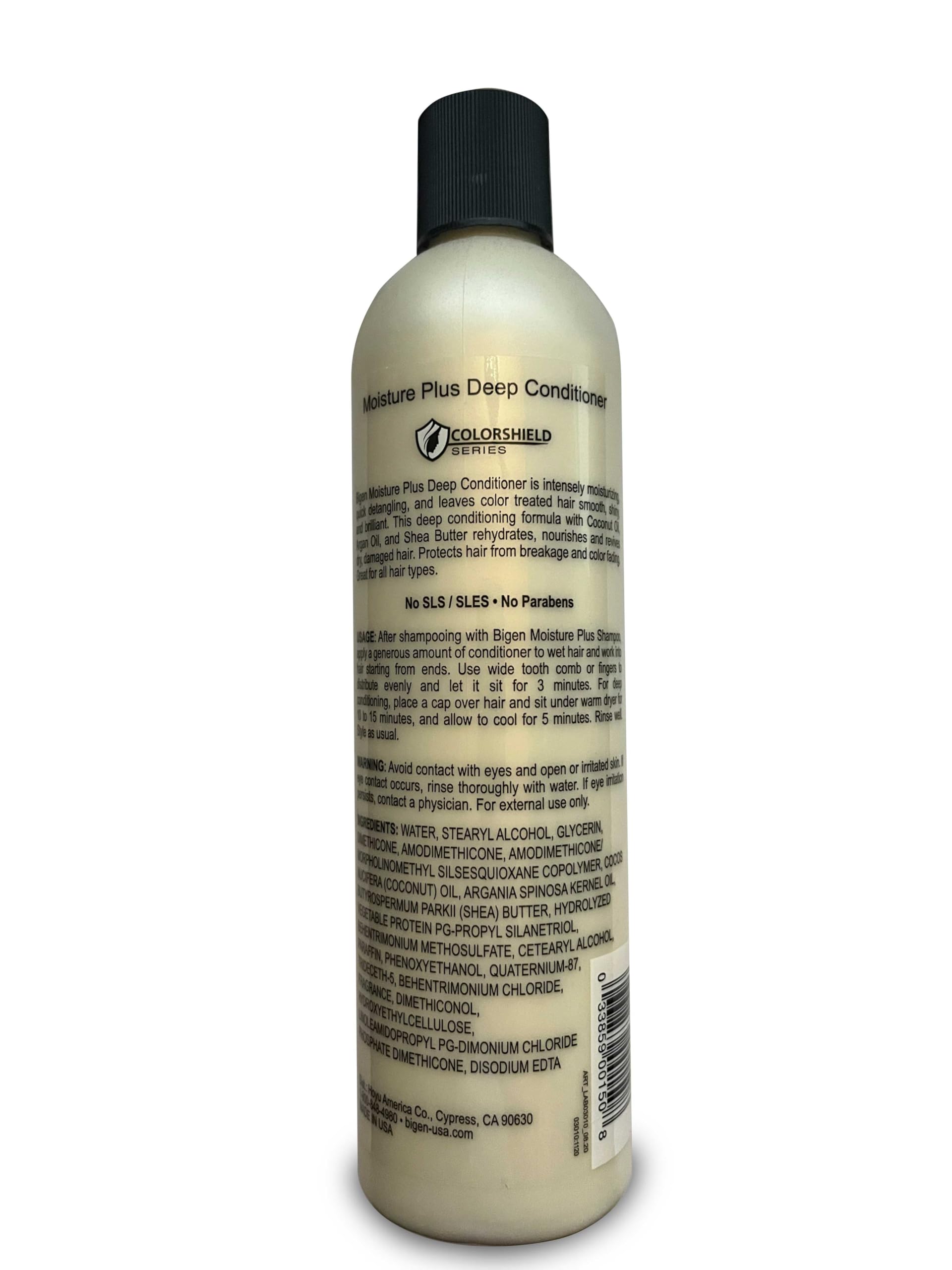 Bigen Colorshield Moisture Plus Deep Conditioner 12 fl oz (Pack of 2)