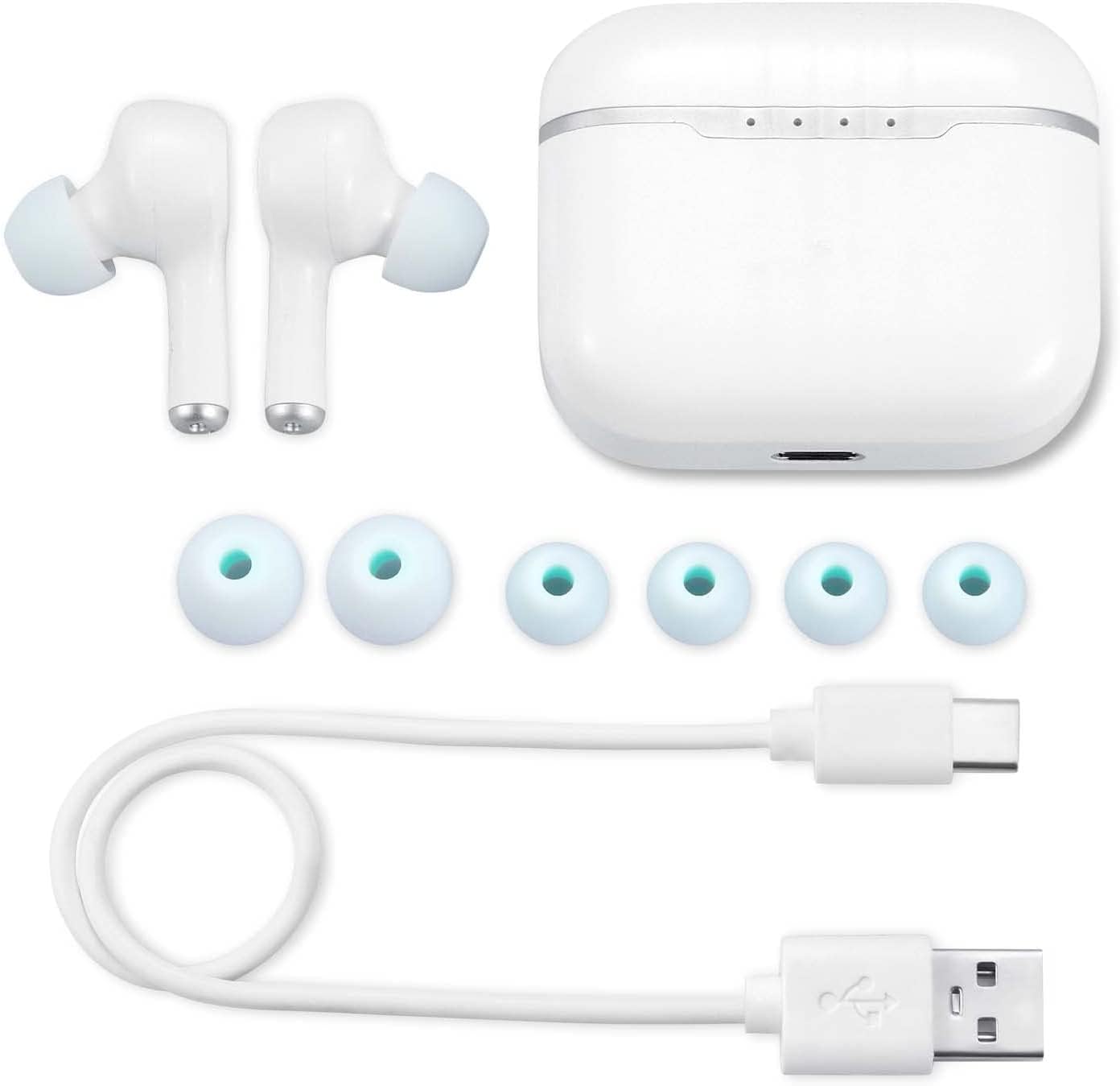 Dartwood Active True Wireless Noise-Canceling Earbuds - Dartpods+ Portable Splashproof Immersive Sound Earphones with Bluetooth Connectivity