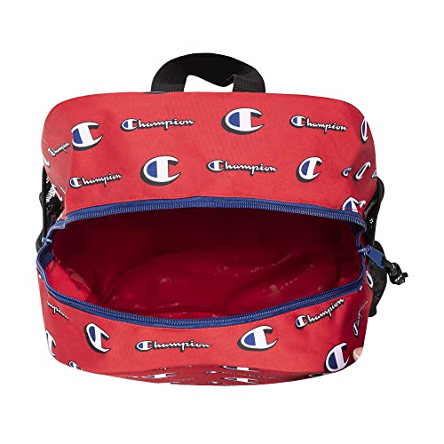 Champion Munch Backpack Lunch Kit Combo Red/Blue One Size