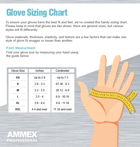 AMMEX Black Nitrile Exam Gloves, Box of 100, 3 Mil, Size Small, Latex Free, Powder Free, Textured, Disposable, Non-Sterile, Food Safe, ABNPF42100BX