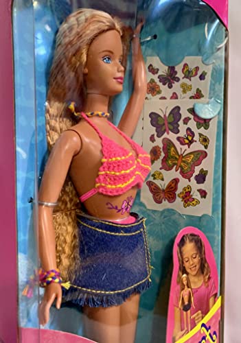 Butterfly Art BARBIE Doll w Cool Decorations (1998)