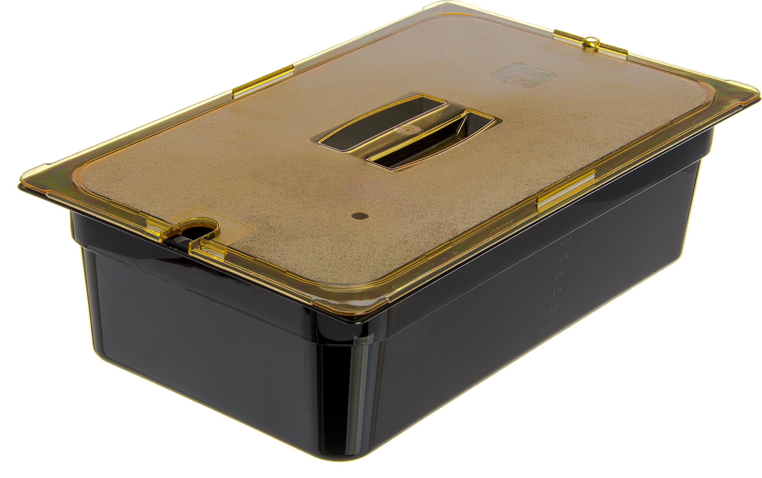 Carlisle FoodService Products 10402B03 StorPlus High Heat Food Pan, 6" Deep, Full Size, Black